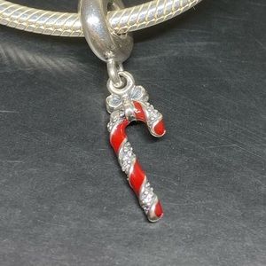Pandora | Jewelry | New Authentic Pandora Sparkling Candy Cane Charm ...